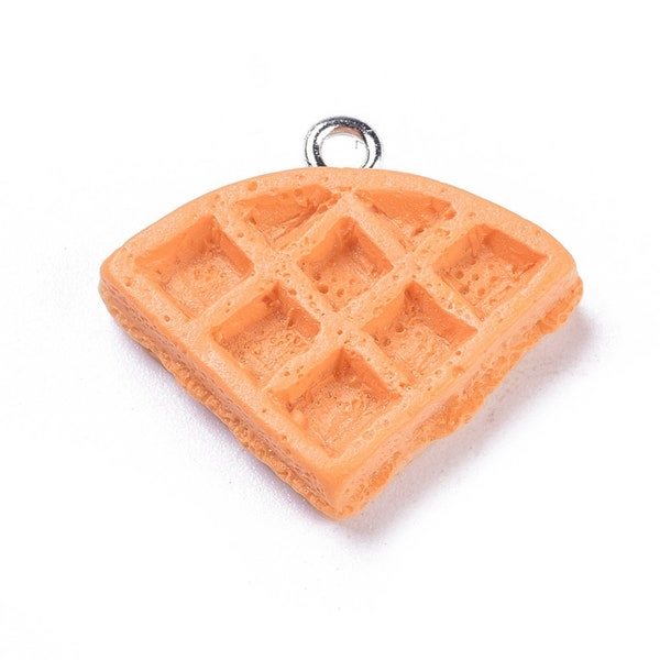 Waffle Charm - Etsy