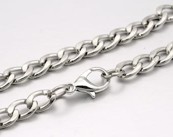 Heavy Platinum Chain - Etsy
