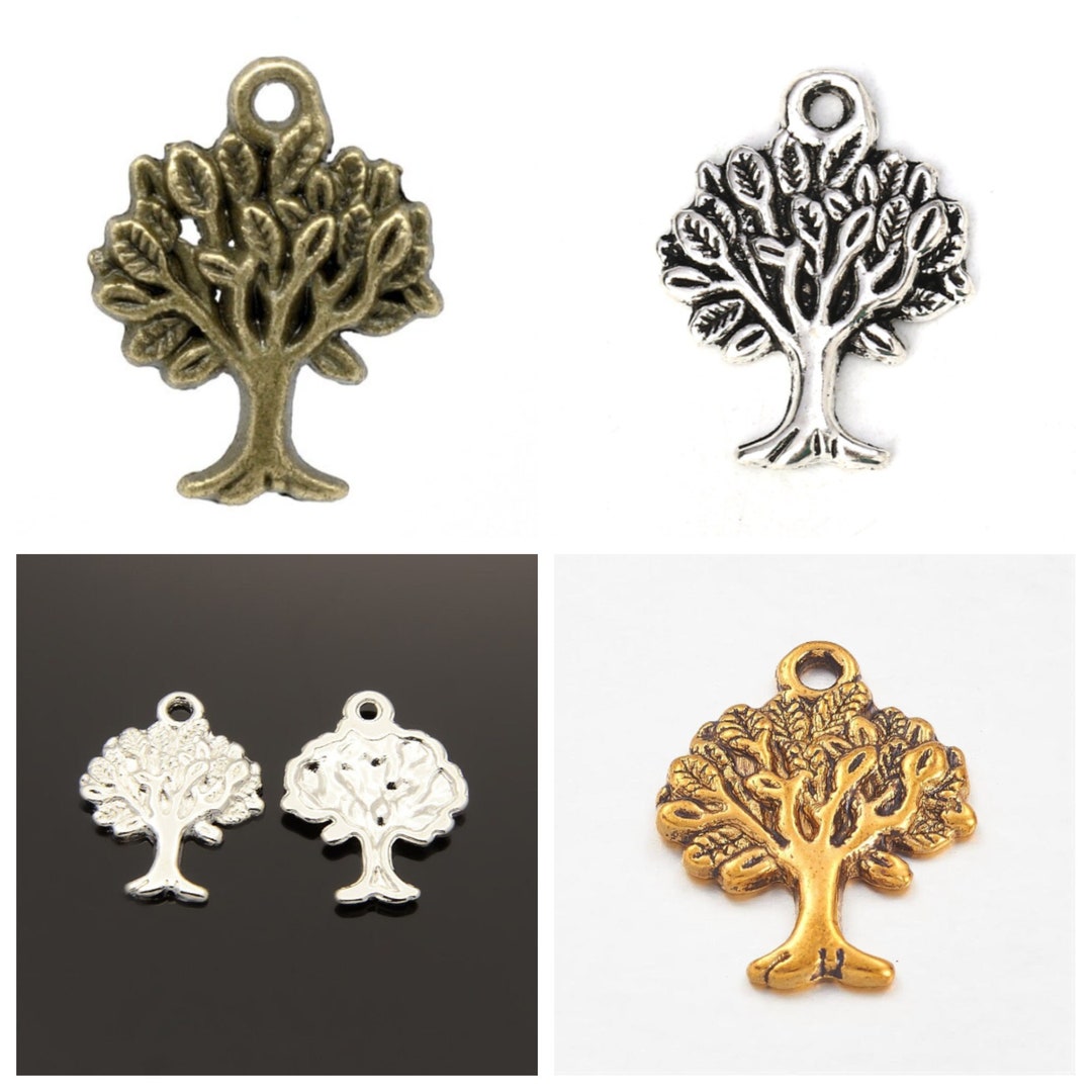Choice of Color Metal Alloy Tree of Life Charms 22x17mm - Etsy