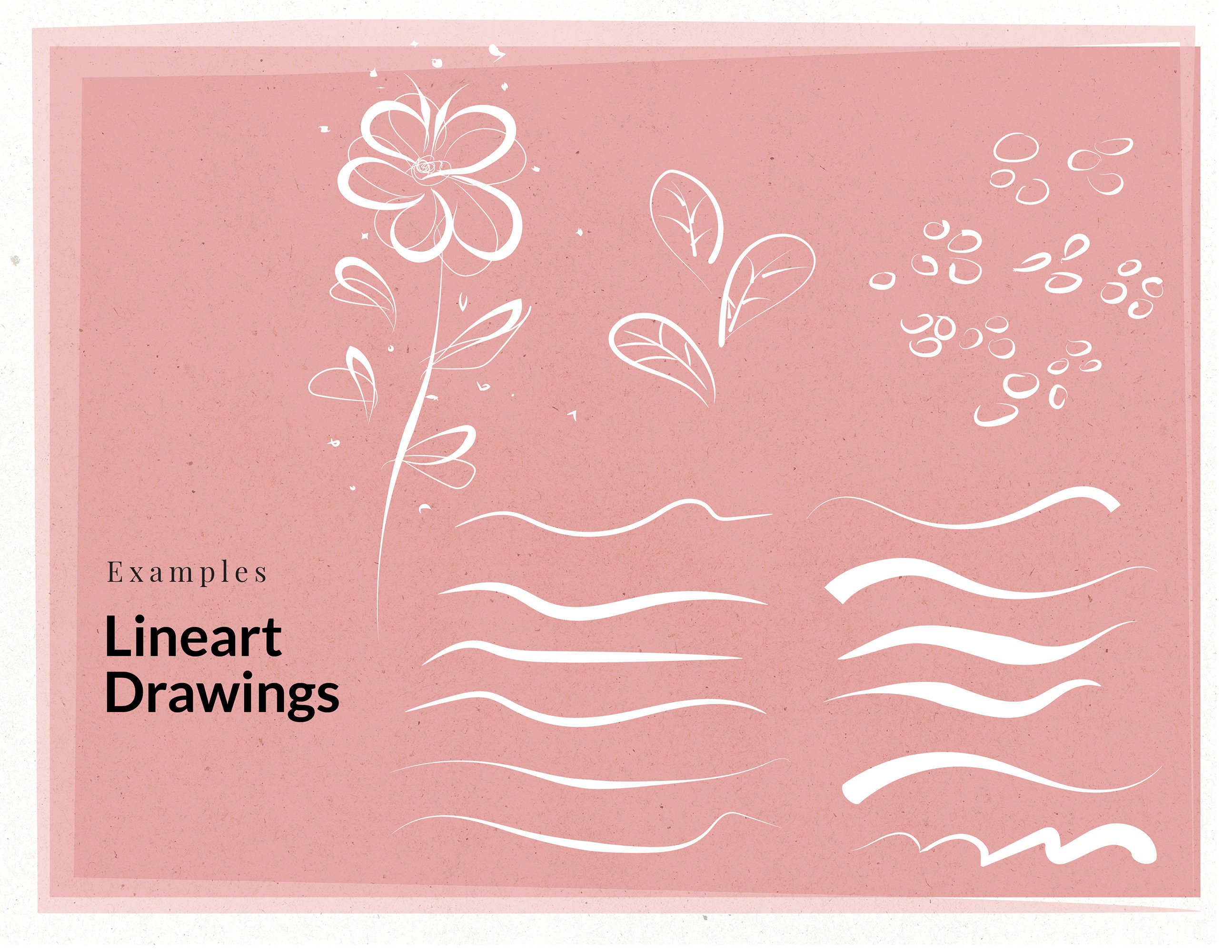 Digital Brush Set, Digital Download, Illustrator Ink Brushes, Digital ...