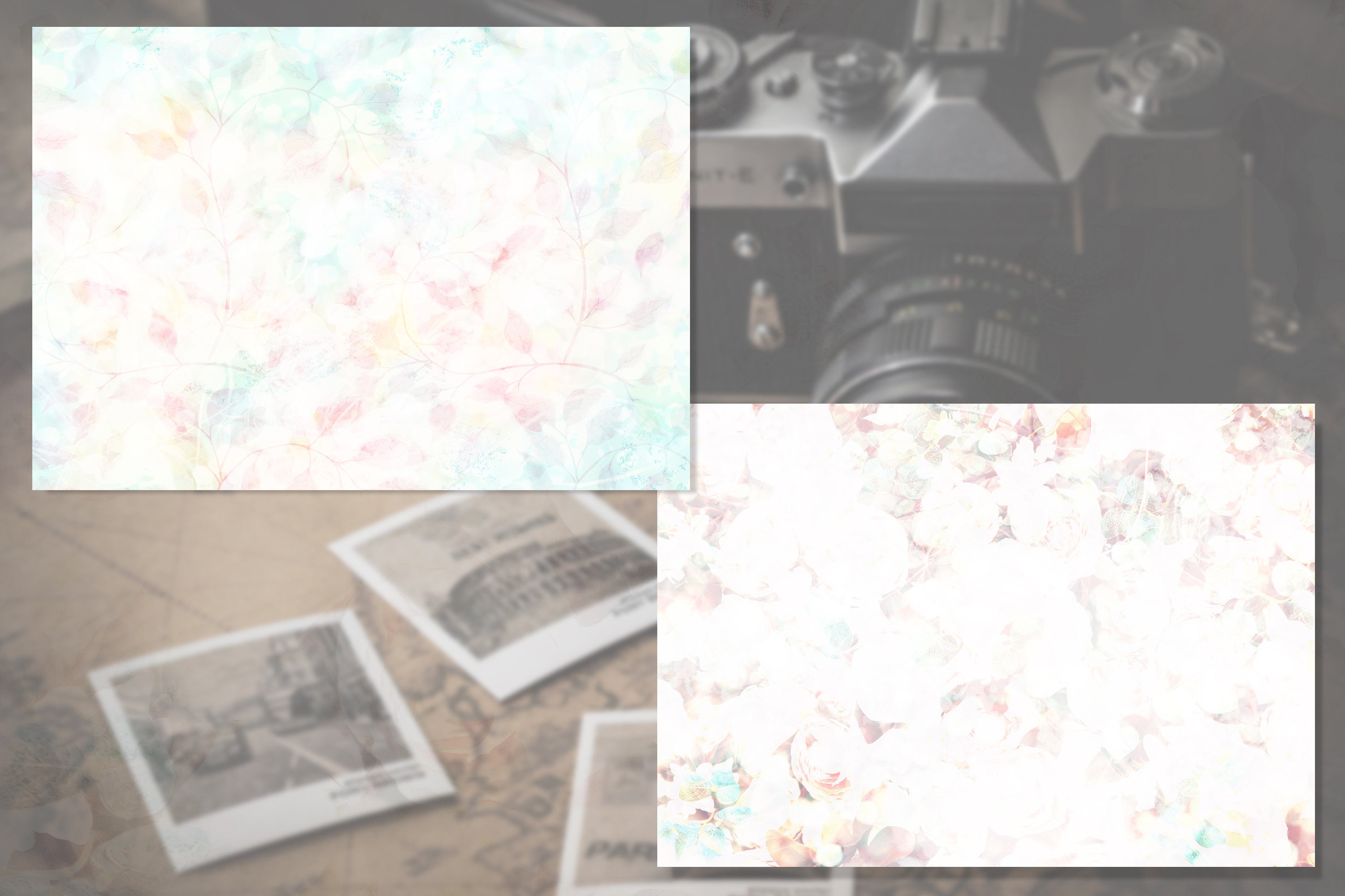 Printable Colorful Background & Texture, Digital Scrapbook Paper ...