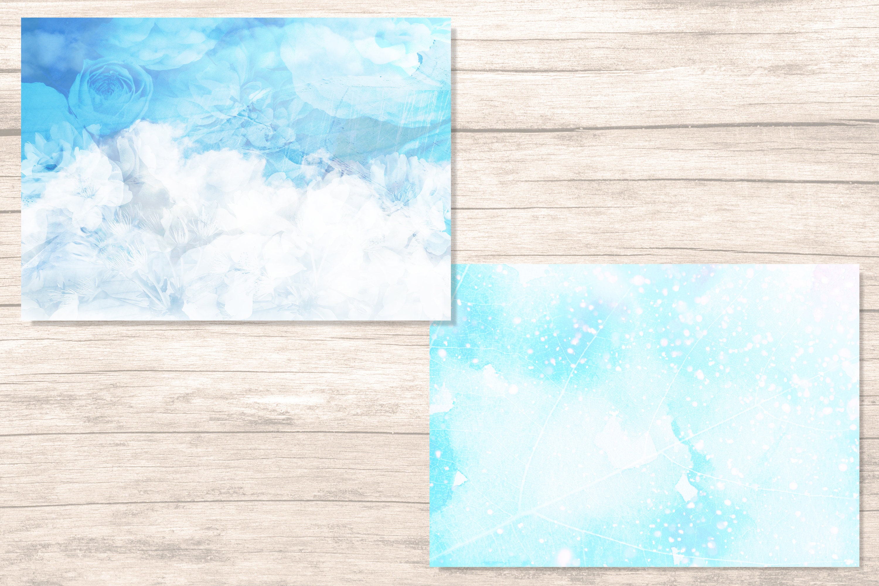 Digital Paper Pack, Background Texture, Sky Blue Background, Digital ...