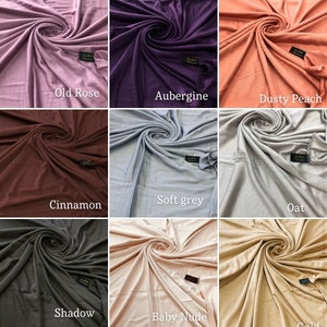 Premium Emirati Quality Dubai Jersey Hijab Scarf Shawl Stretchy Maxi ...