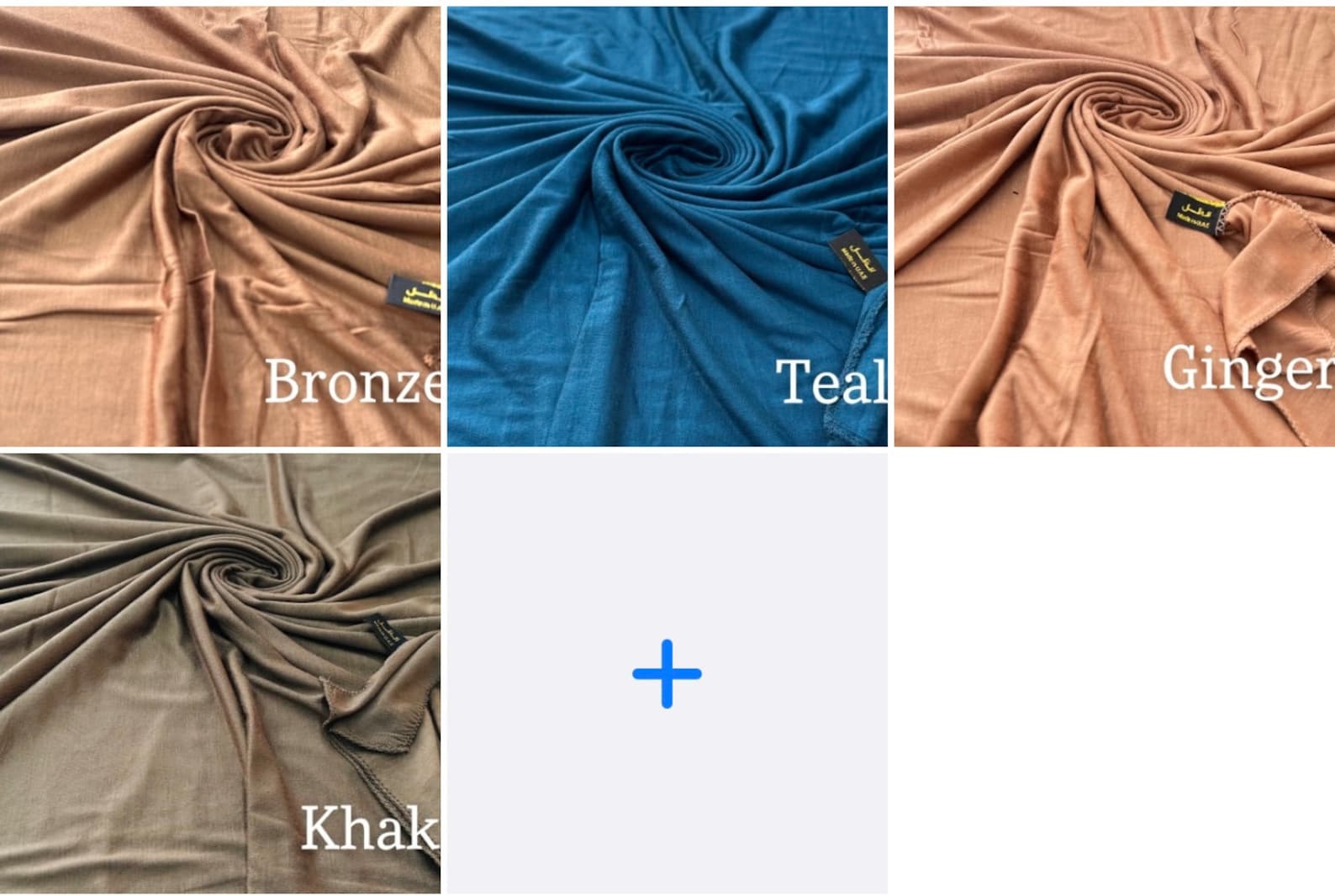 Premium Emirati Quality Dubai Jersey Hijab Scarf Shawl Stretchy Maxi ...