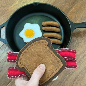 Breakfast Play Set - Felt Breakfast - Pretend Play - Play Food ...