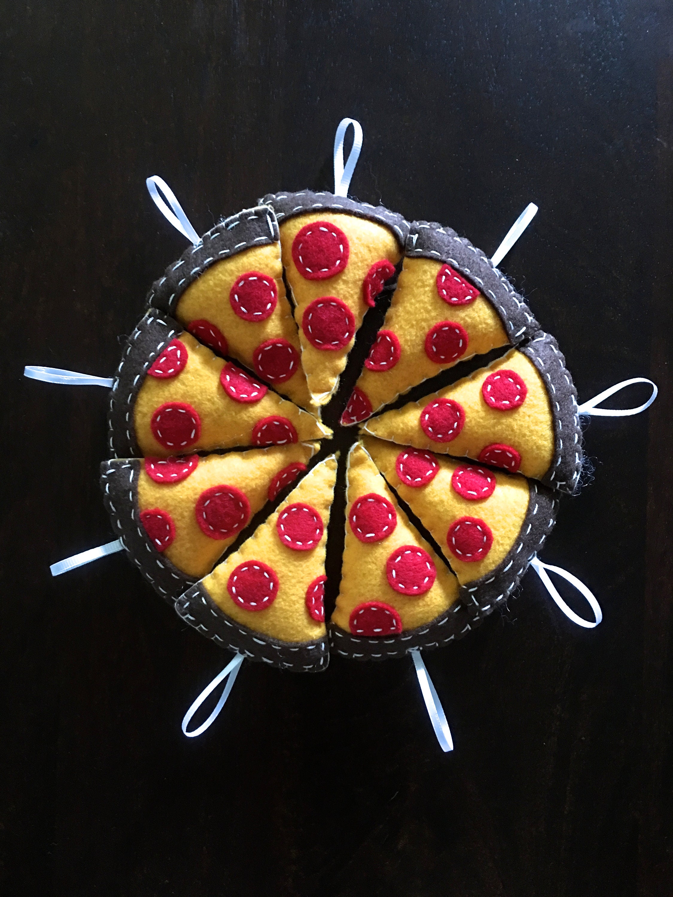 Pizza Ornament Pizza Gifts Pizza Party Pizza Plush | Etsy