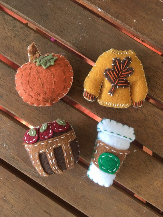 Fall Favorites Felt Magnets Set - Etsy