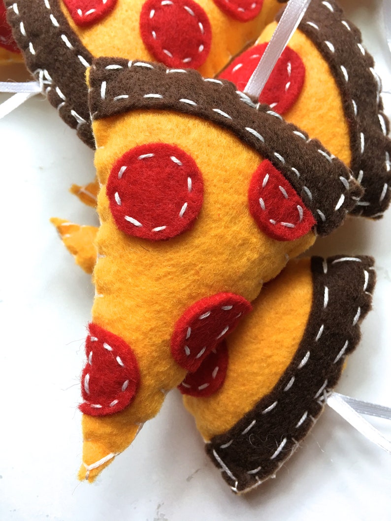 Pizza Ornament Pizza Gifts Pizza Party Pizza Plush - Etsy