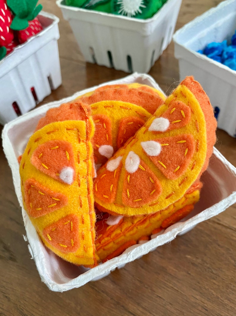 Felt Fruit Play Food - Etsy
