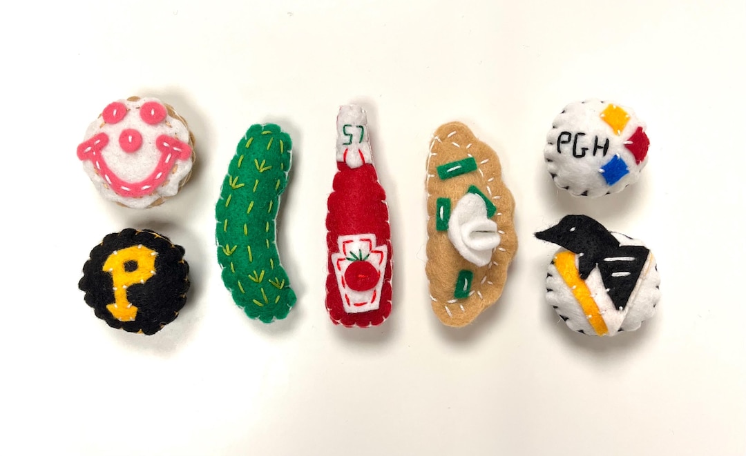Felt Pittsburgh Magnets - Etsy