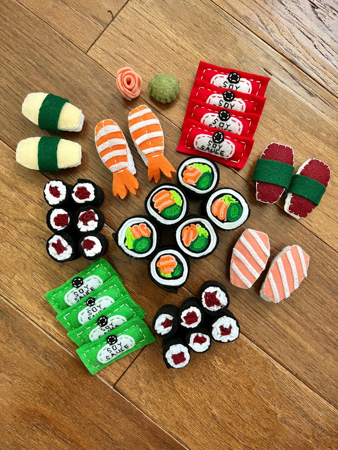 Felt Sushi Play Food - Etsy