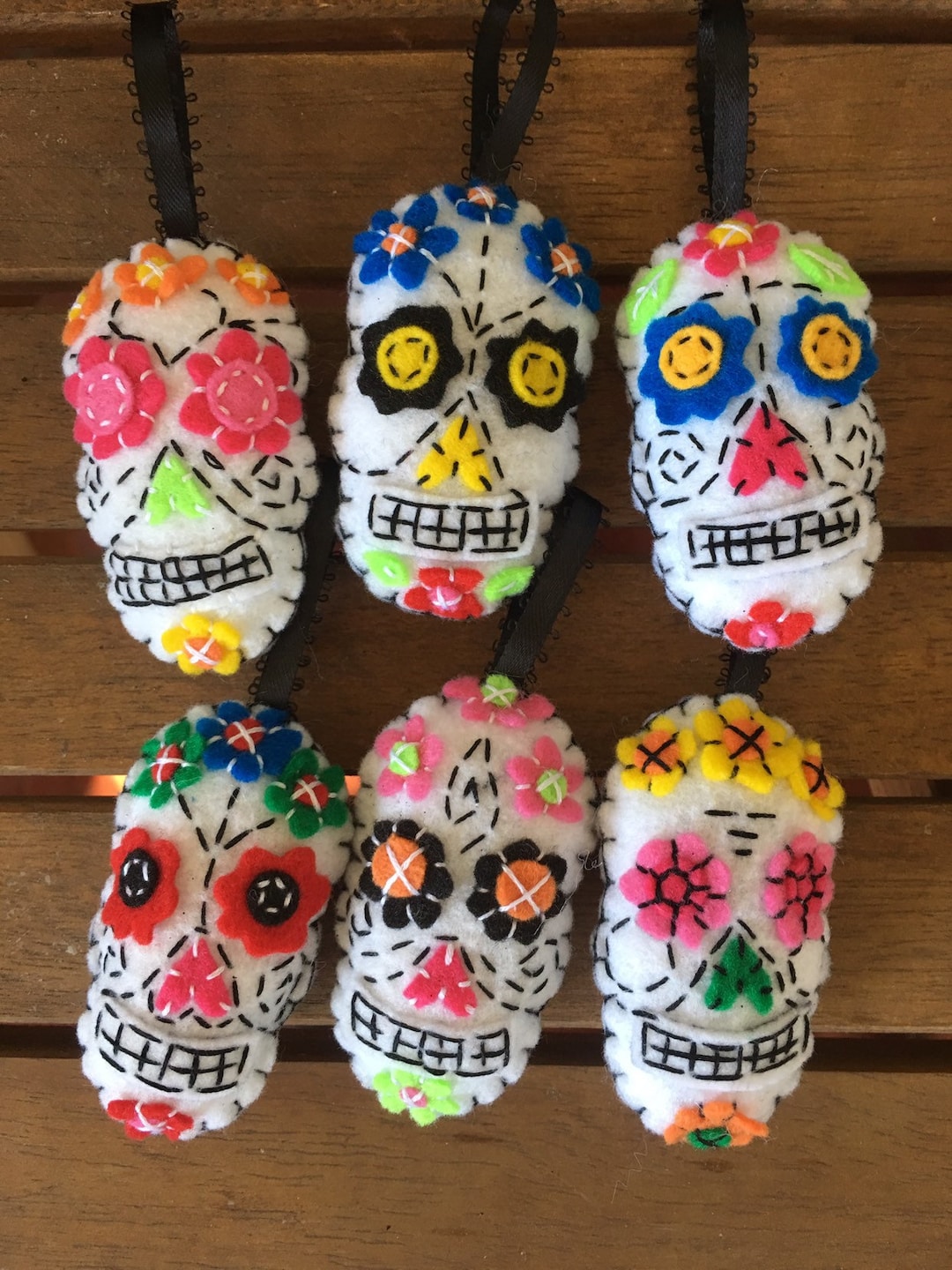 Day of the Dead/sugar Skull Ornament - Etsy