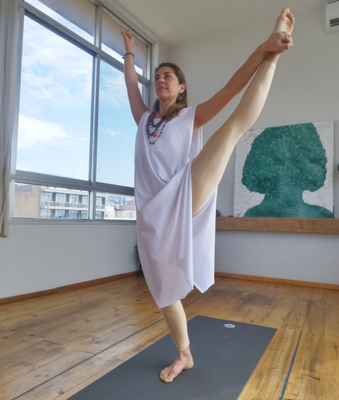 Yoga Tunic, Long and Loose Yoga Clothes, Ceremony Cloth, White Clothes ...