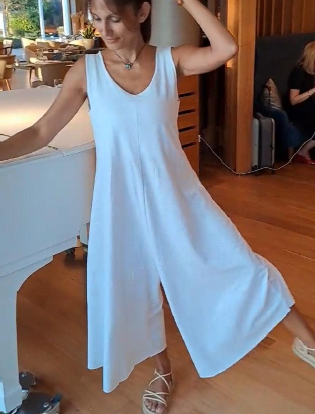 Loose Jumpsuit, White Clothes, Kundalini Clothing, Mediation and ...