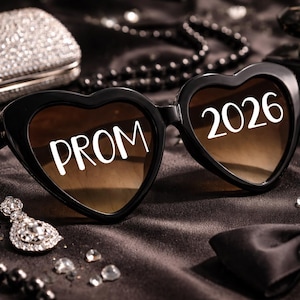 Class of 2026 Prom Sunglasses | Heart Shaped Glasses | Prom Night Photo ...