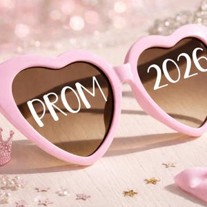 Class of 2026 Prom Sunglasses | Heart Shaped Glasses | Prom Night Photo ...