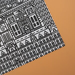 Manchester Outline Drawing City Poster Print Artwork - Etsy UK