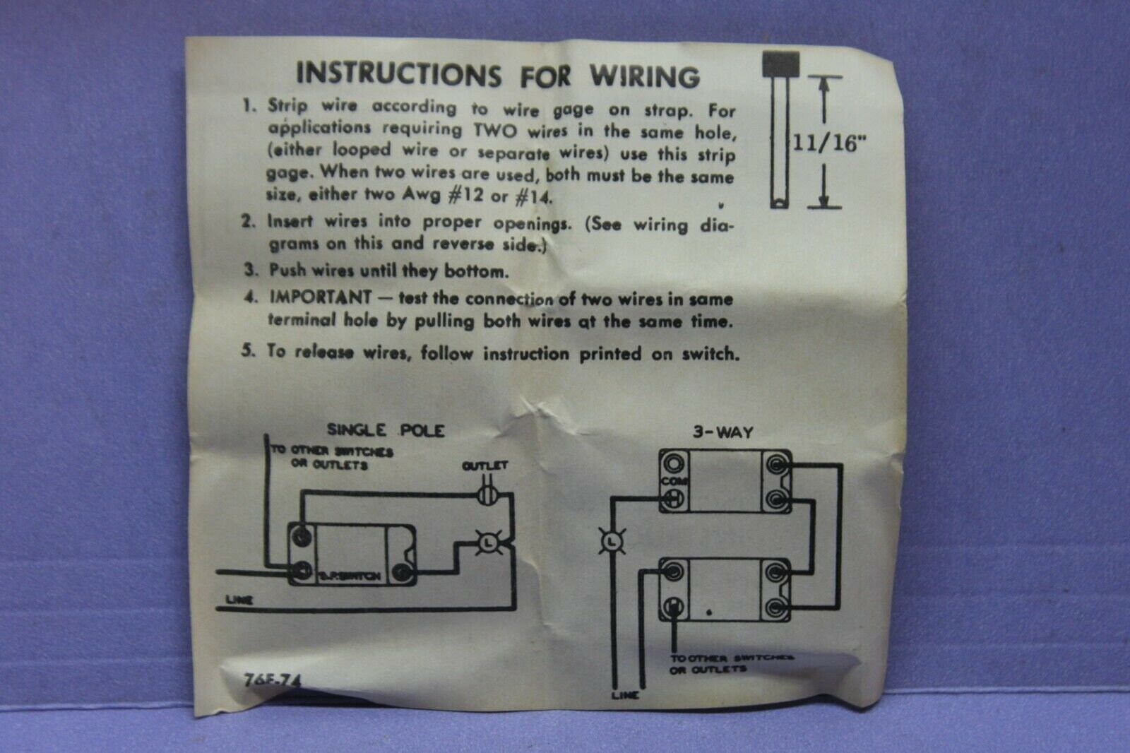 Vintage GE Despard Interchangeable Toggle Light Switch 3-way - Etsy