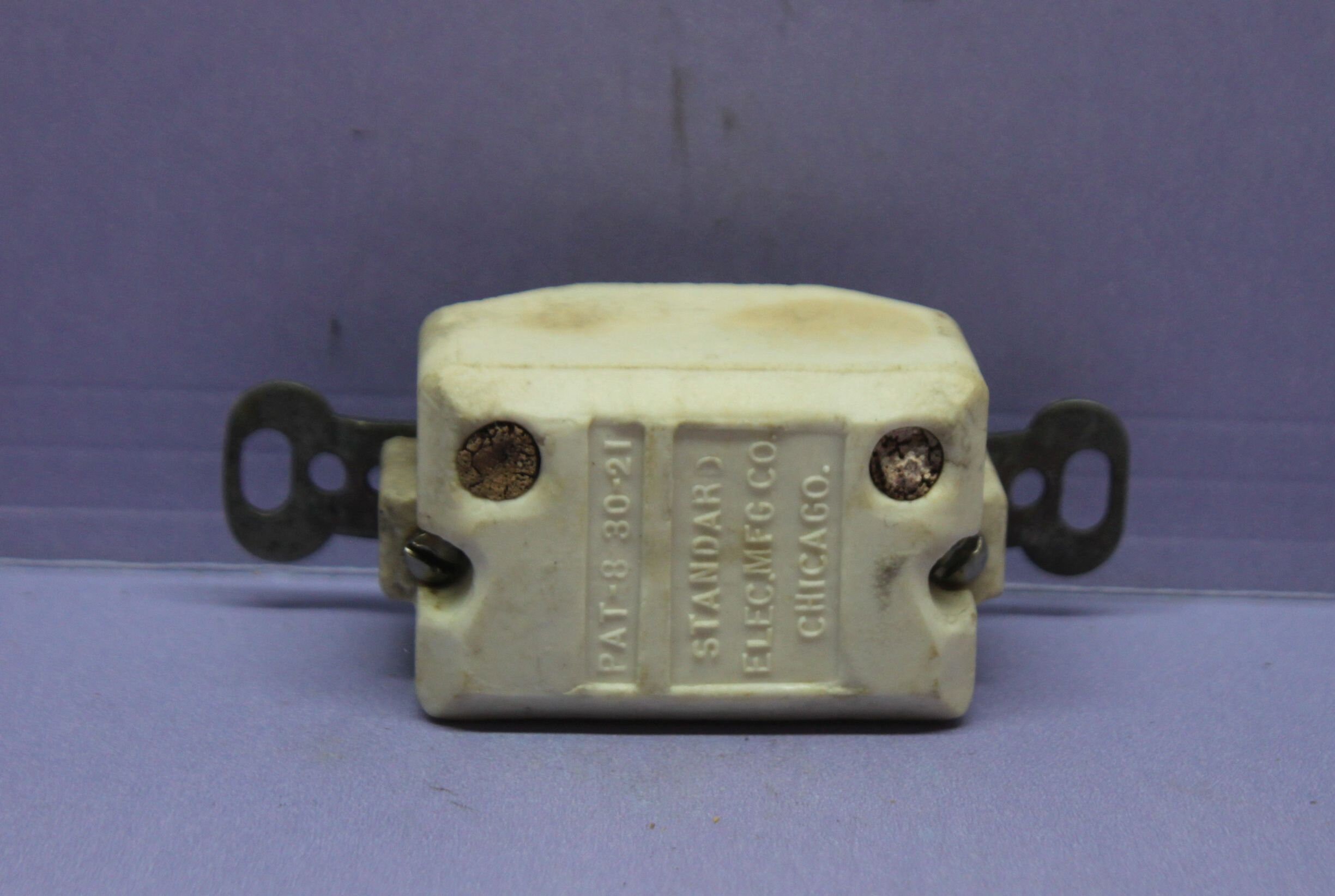 Vintage Push Button Light Switch ON/OFF, Single-pole Porcelain Restored ...