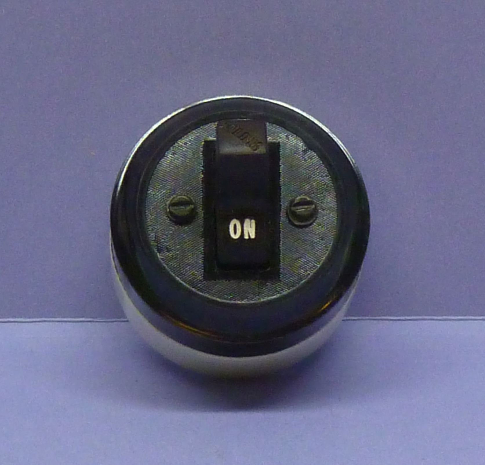 NEW Vintage Antique Round Toggle Light Switch - Bakelite/porcelain ...