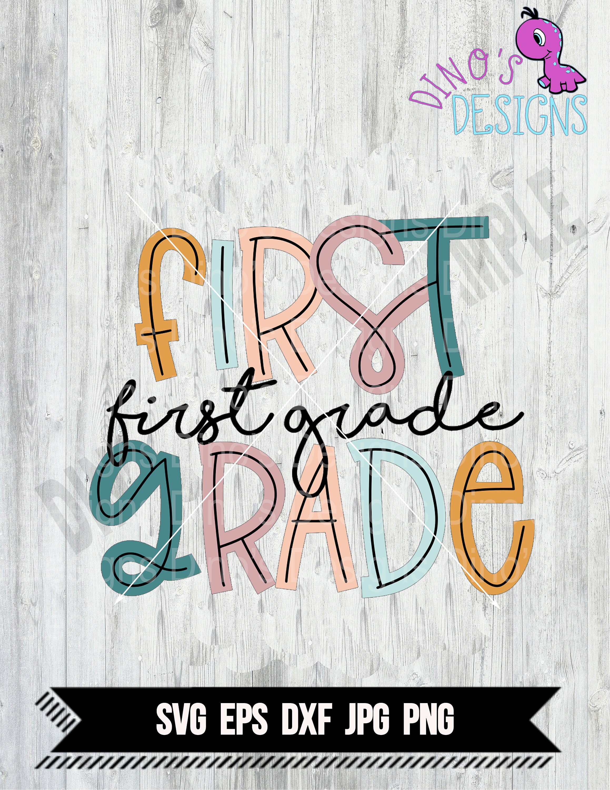 Escuela // Primer grado // SVG // Dxf // PNG // Sublimación // - Etsy ...