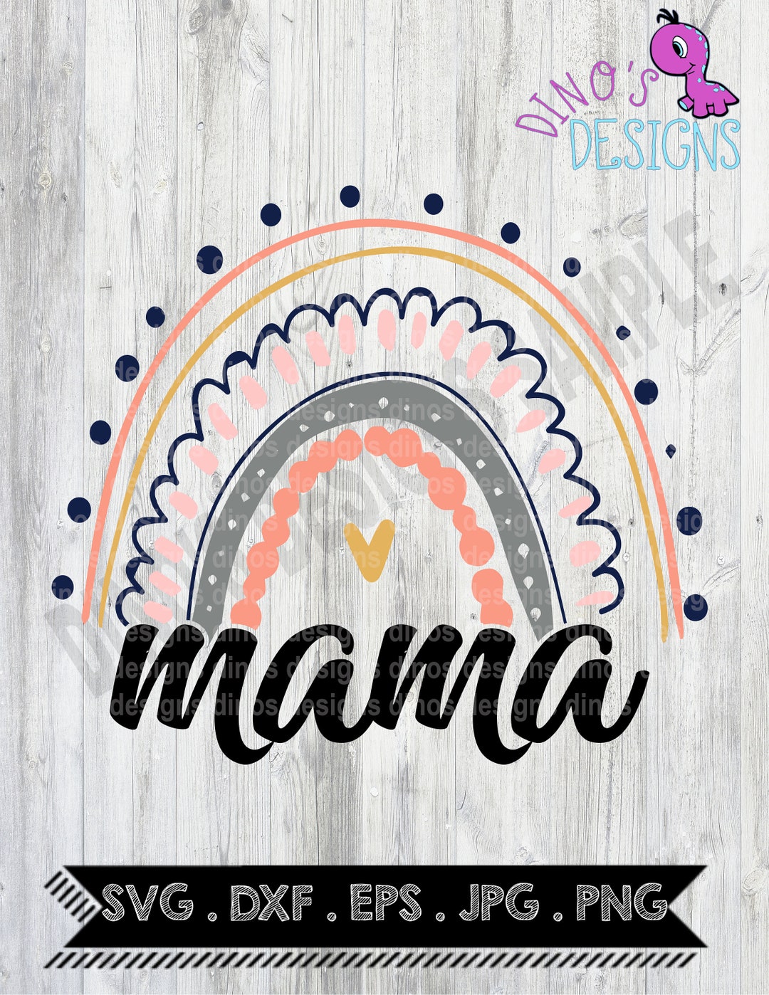 Mama Rainbow || SVG || PNG || Sublimation || Dxf || DTF || Digital ...