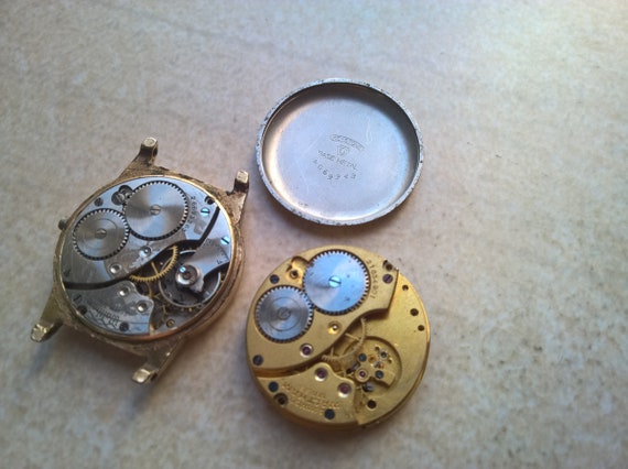 1900's - 1920's Art Deco Waltham Trench Watch Parts, … - Gem