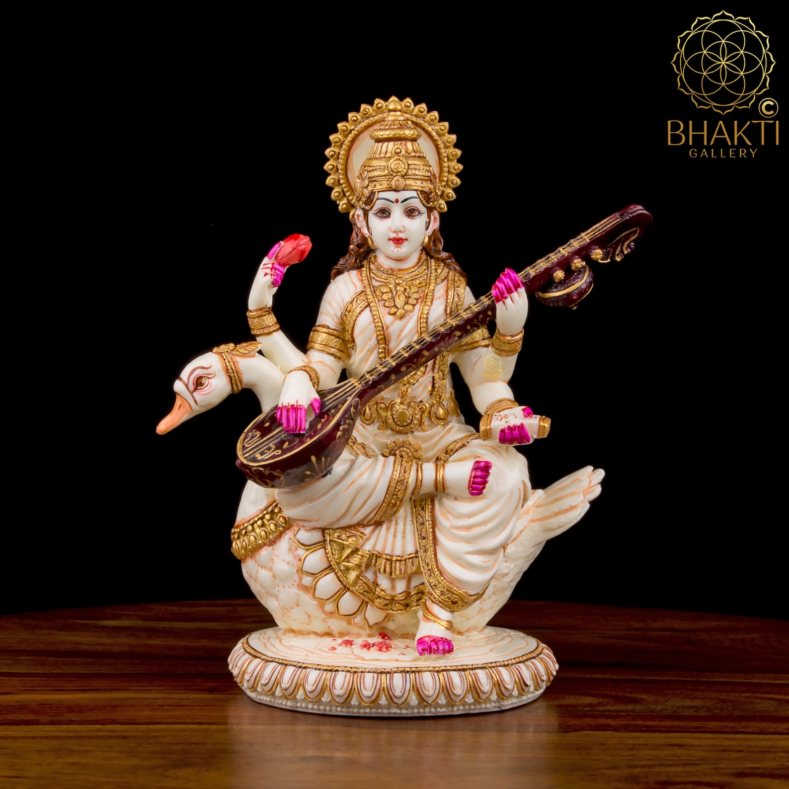 Saraswati Statue Goddess Saraswati Statue 8.5 inches | Etsy