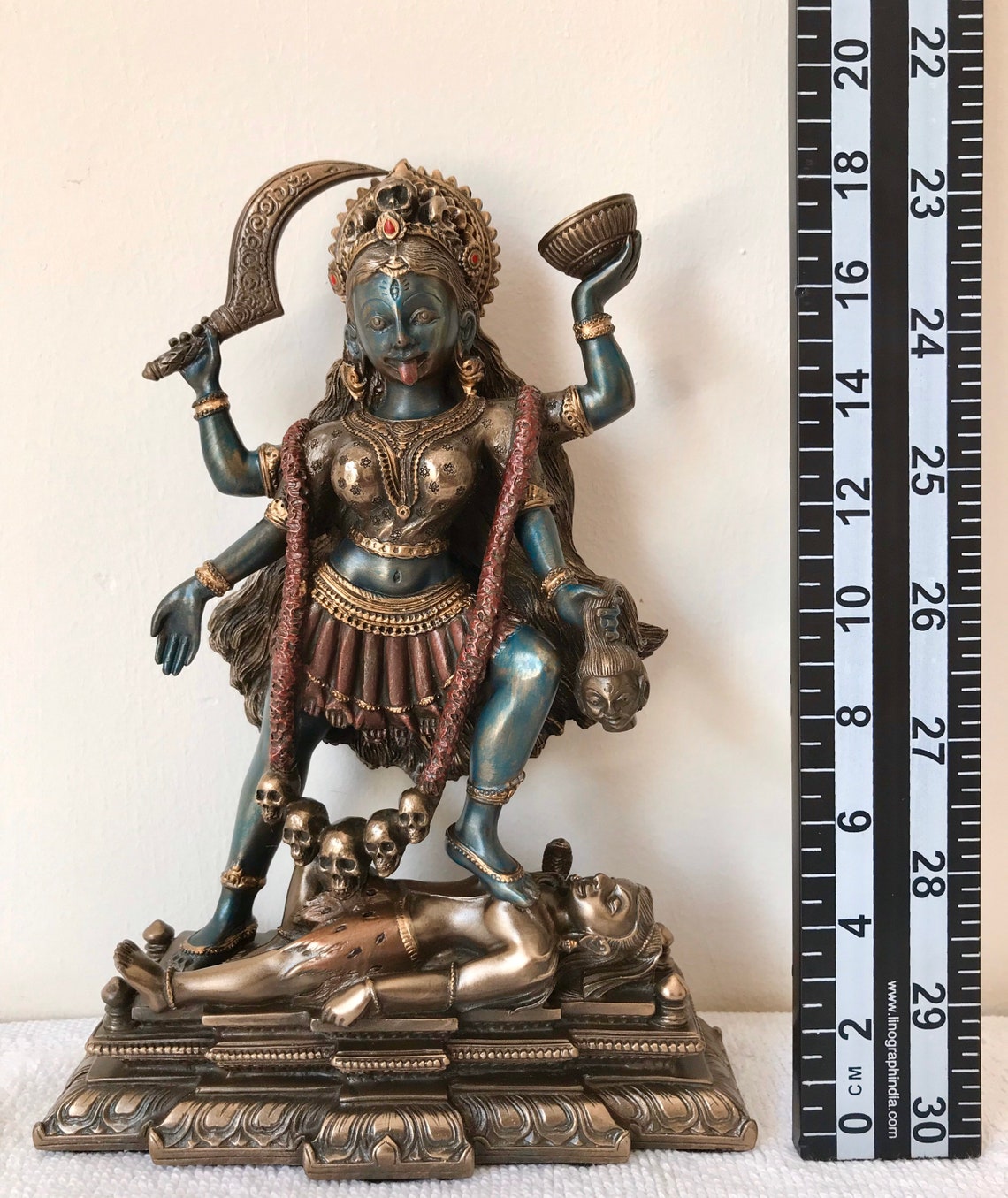 Kali-Statue Göttin Kali Statue 75 Parvati Durga | Etsy