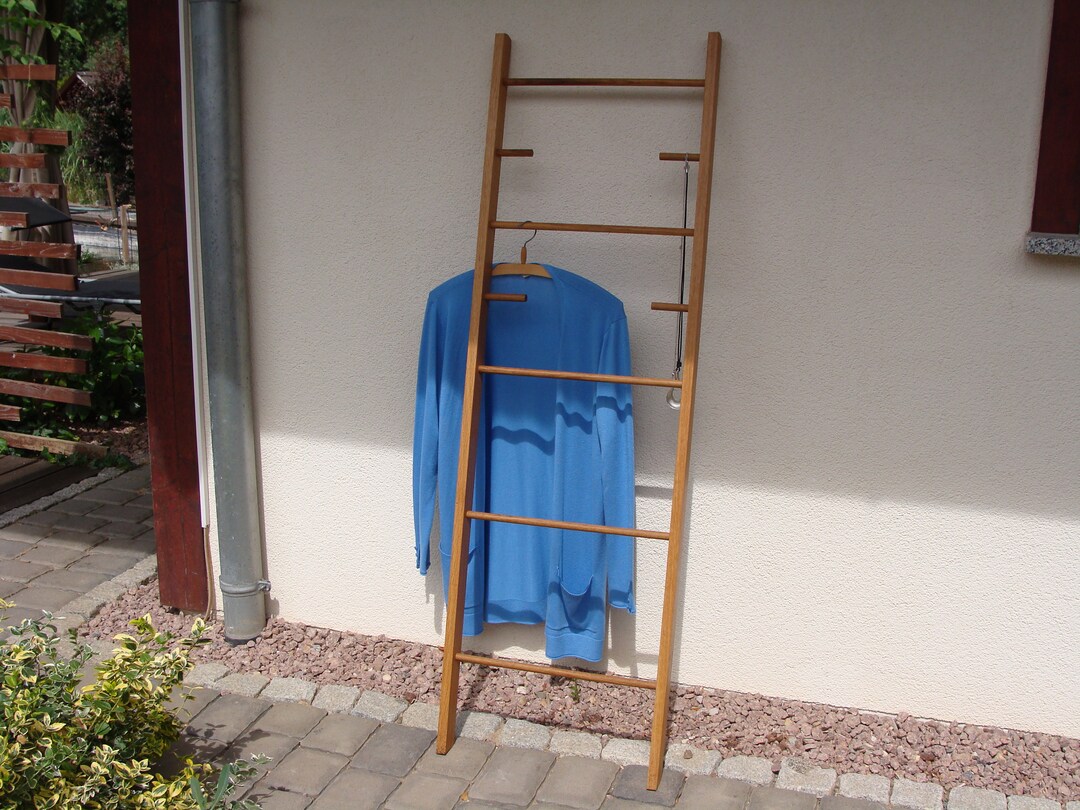 Towel Ladder, Clothing Ladder, Decoration Ladder, Wooden Ladder, Oak ...
