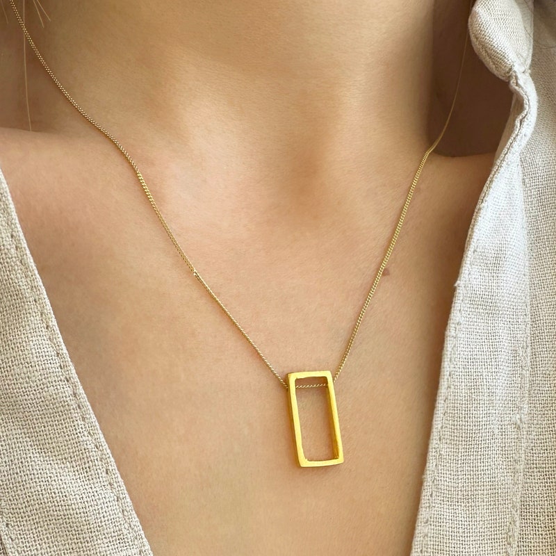 Square Pendant - Etsy