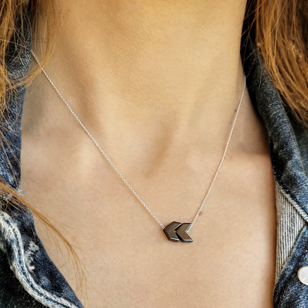 Anxiety Necklace, Anxiety Relief, Worry Stone Necklace, Minimalist ...