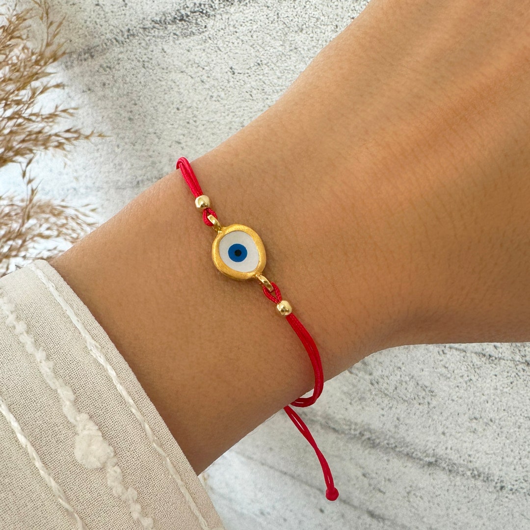 Greek Evil Eye Bracelet, Lucky Eye Bracelet, Good Luck Bracelet, Nazar ...
