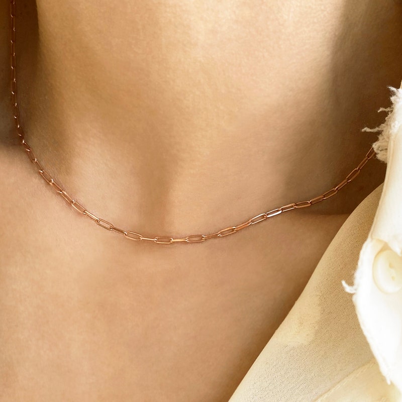 Paper Clip Necklace - Etsy