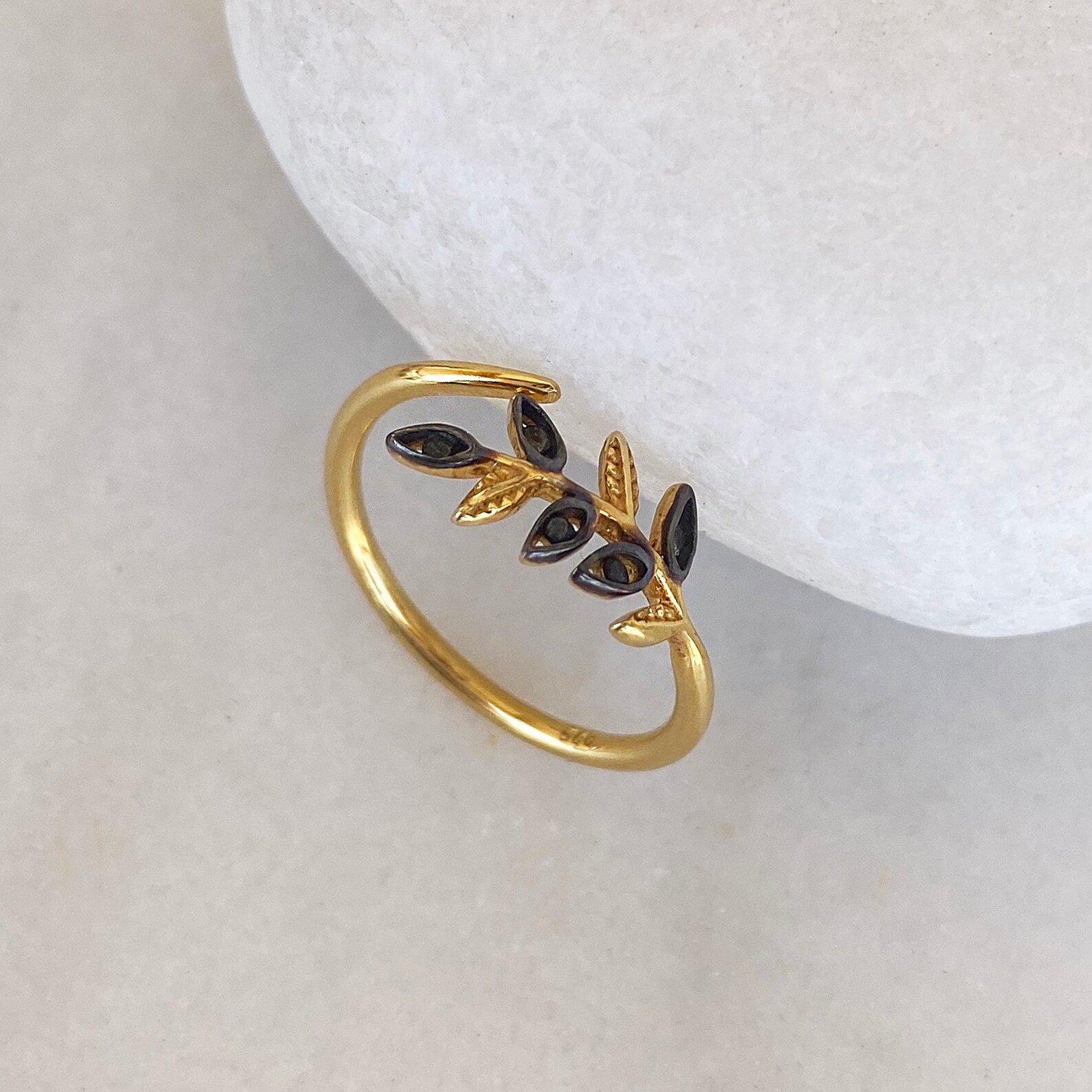Olive Branch Ring Ancient Greek Ring Nature Inspired Ring | Etsy
