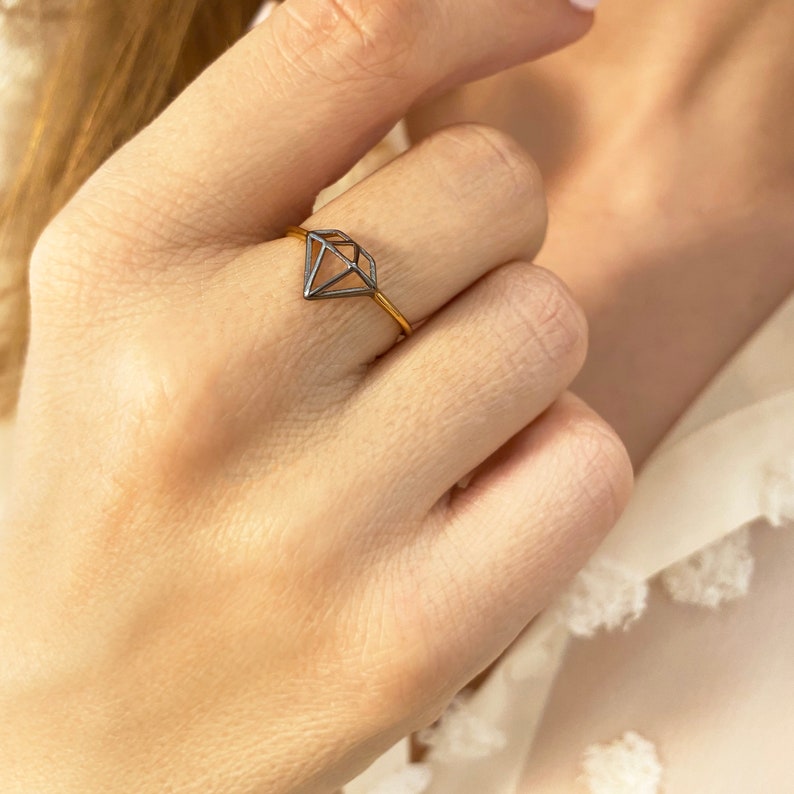 Engagement Ring Wedding Ring Promise Ring Stacking Ring | Etsy