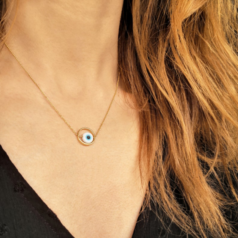 Good Luck Pendant, Evil Eye Necklace, Mindfulness Gift, Good Luck Gift ...