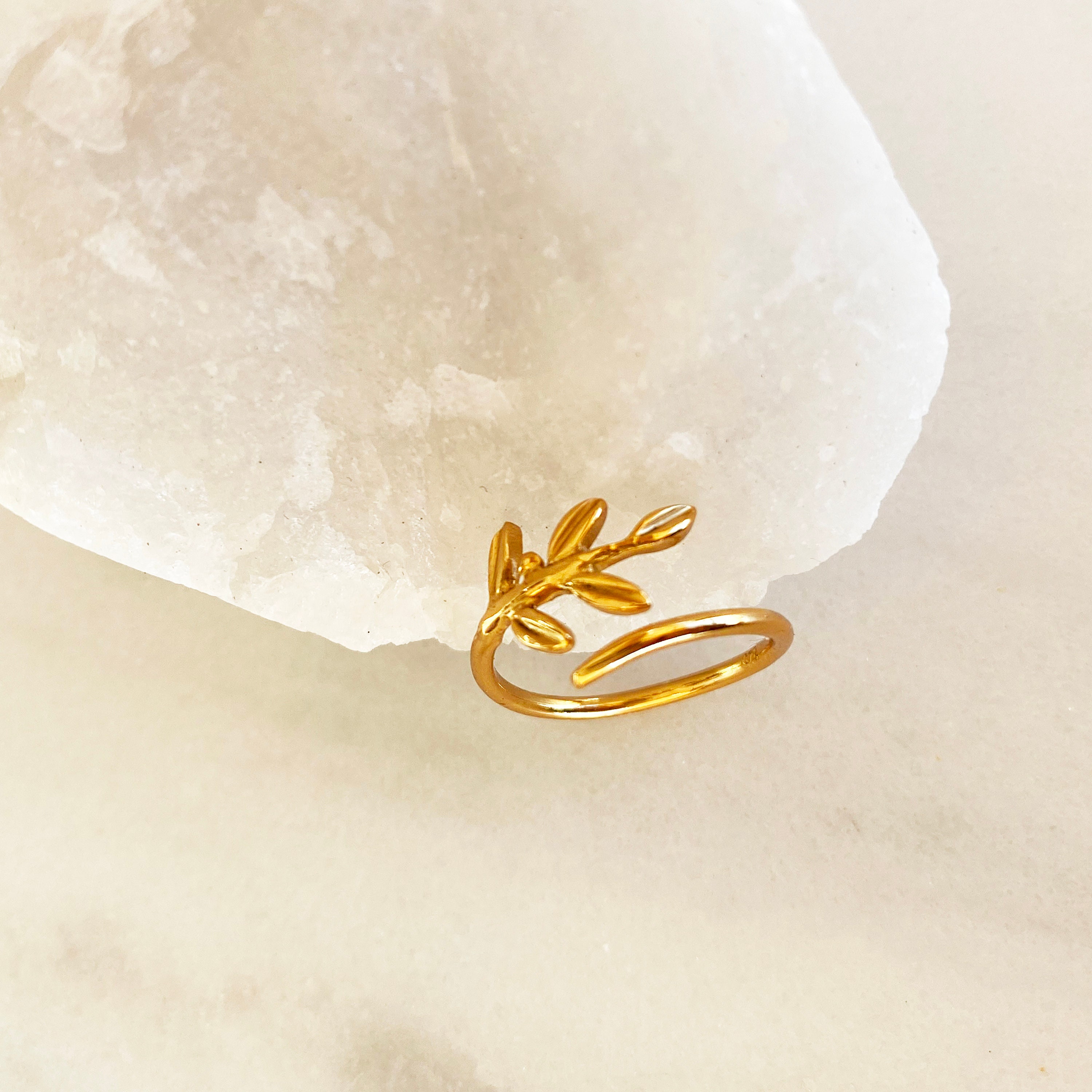 Olive Branch Ring Botanical Ring Olive Leaf Ring Olive tree | Etsy