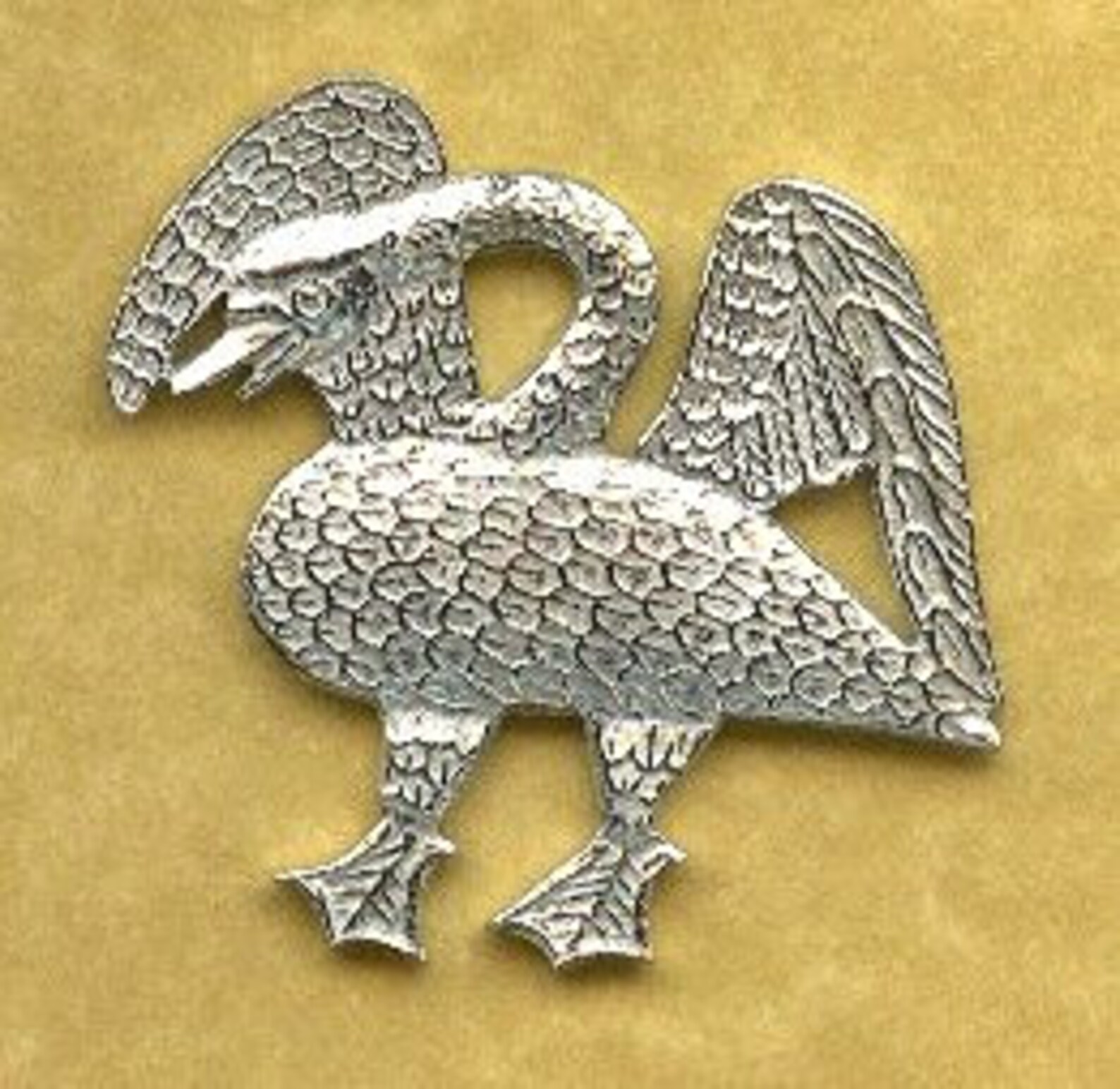 Swan Medieval Badge - Etsy