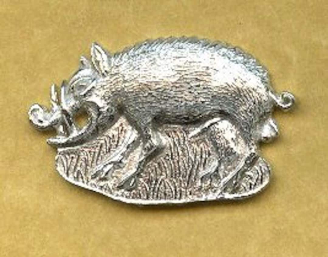 Wild Boar Medieval Badge - Etsy