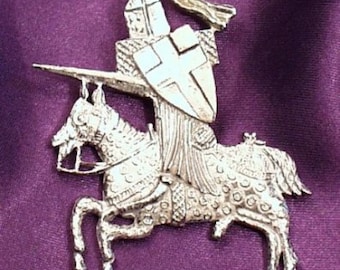 Medieval Heraldic Skeleton Pewter Pin Badge - Etsy