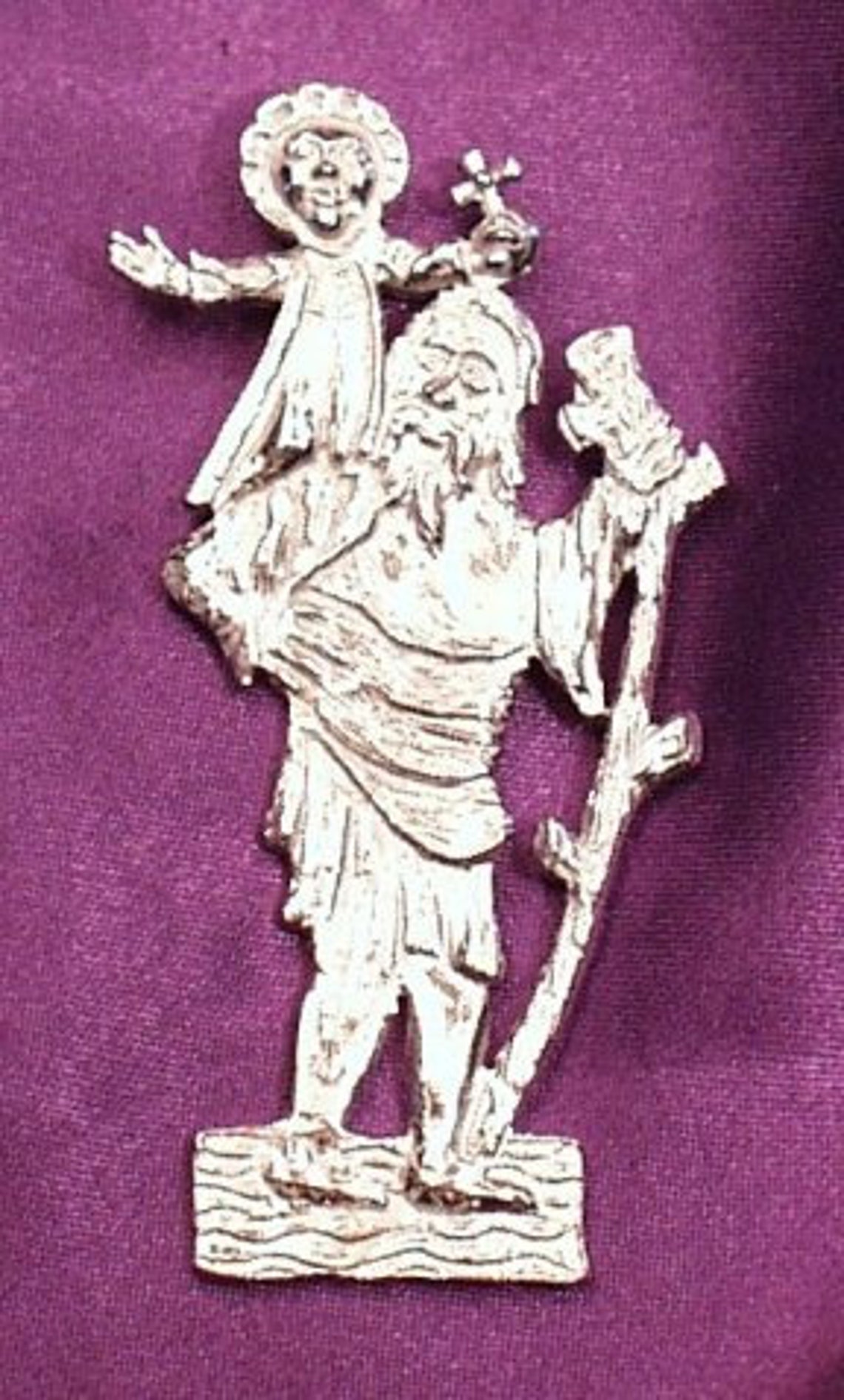 Saint Christopher Medieval Badge - Etsy