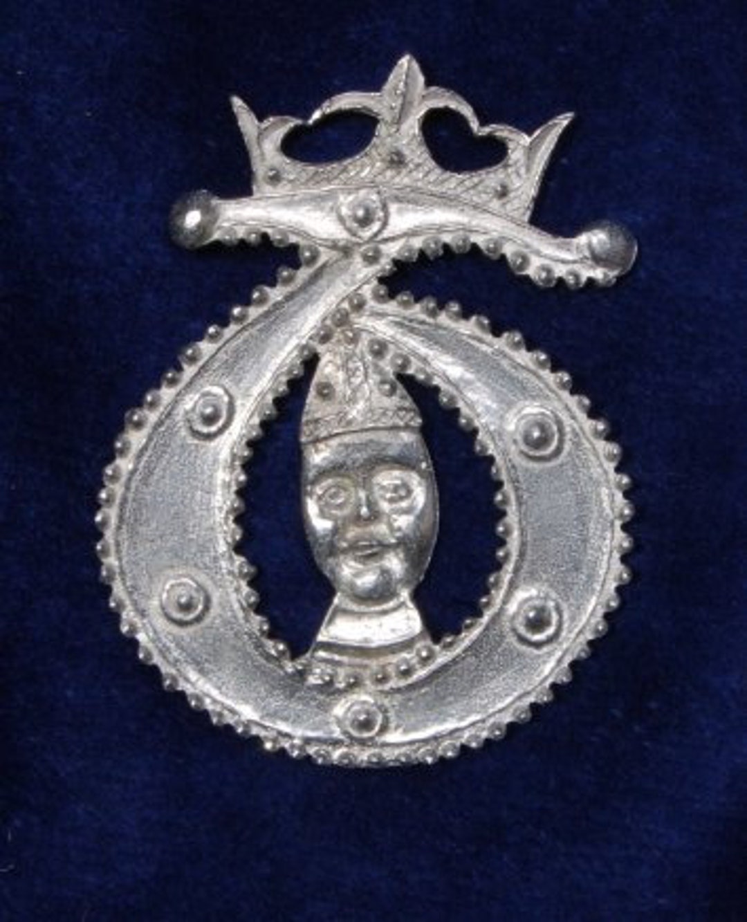 Crowned 'T' Medieval Badge - Etsy