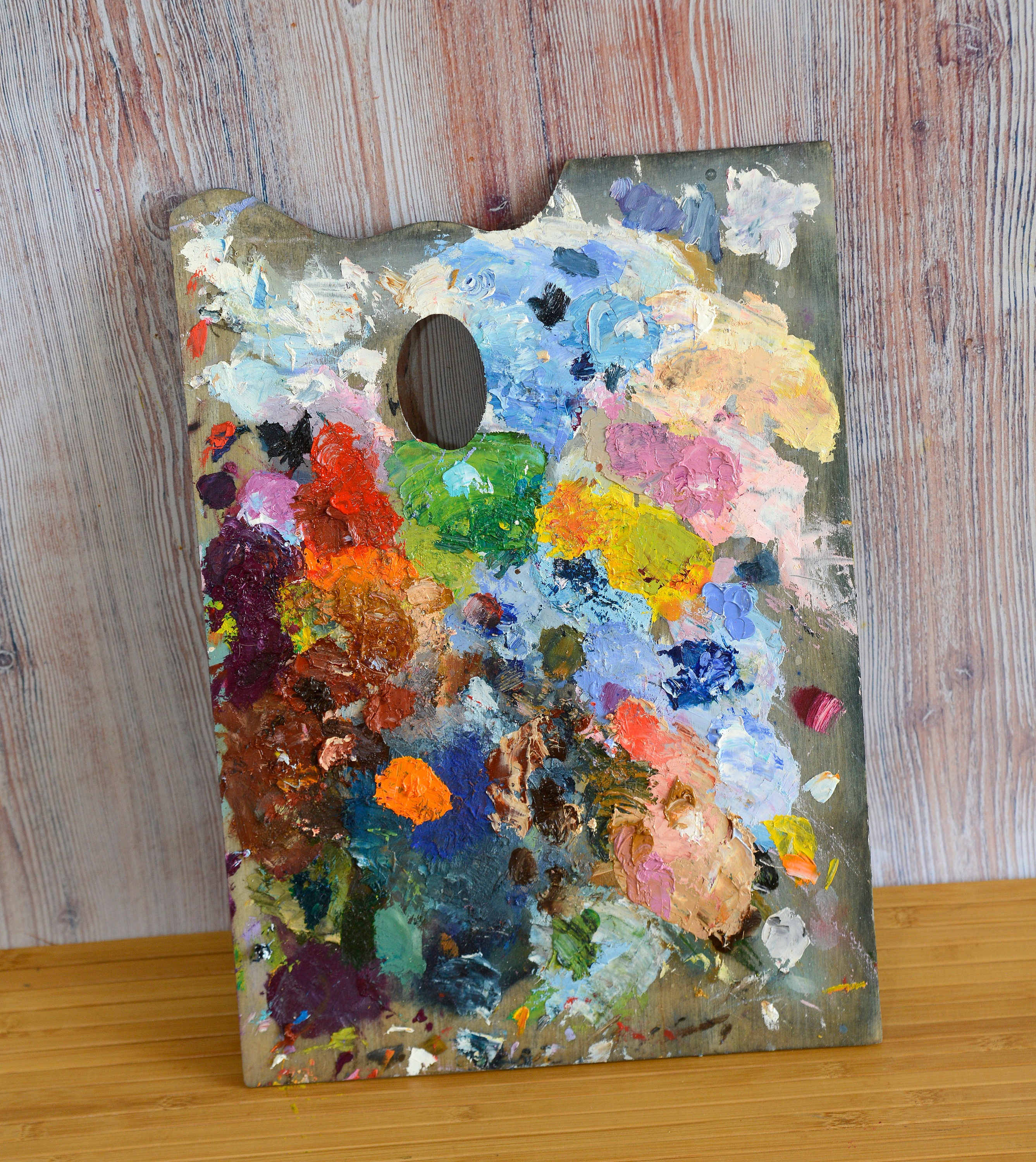 Vintage Painter's Palette Vintage Art Painting Supply Loft | Etsy