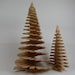 Handmade Wooden Christmas Tree Natural / 25in-63cm / Oak Wood ...