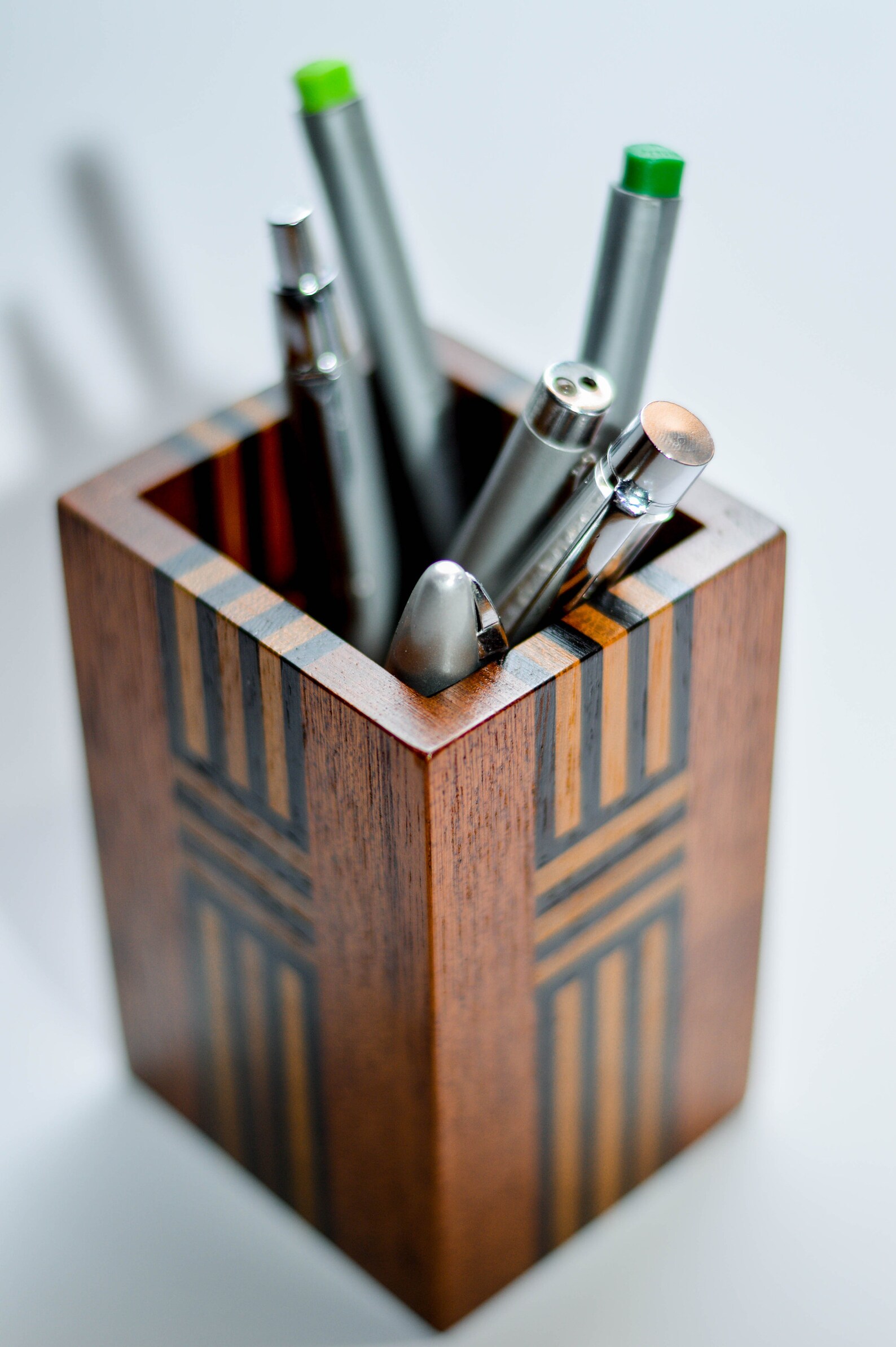 Wooden Desk Organiser, Desk Set With 2 Pcs, Desk Accessory,box for ...