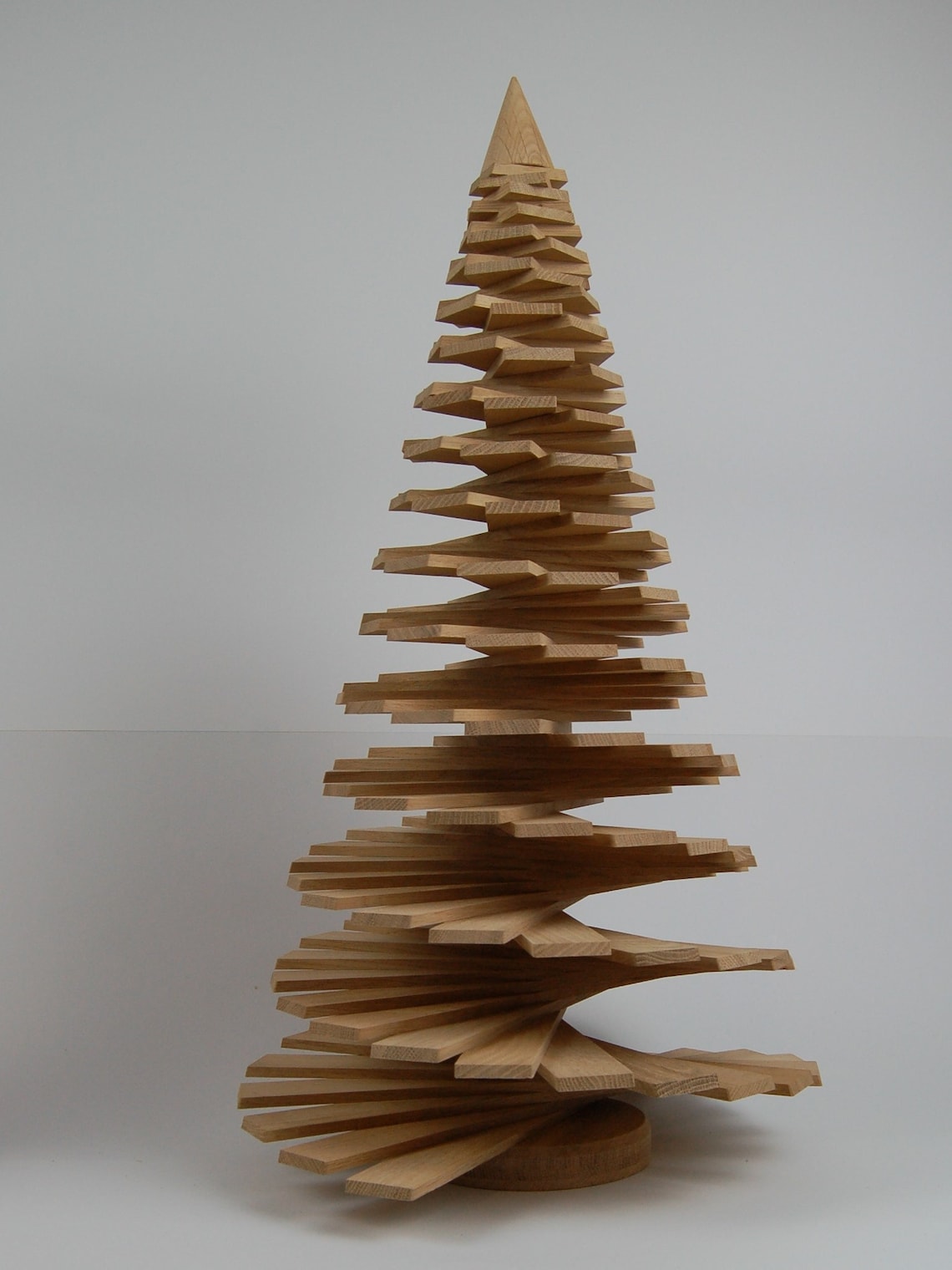 Handmade Wooden Christmas Tree Natural / 25in-63cm / Oak Wood - Etsy