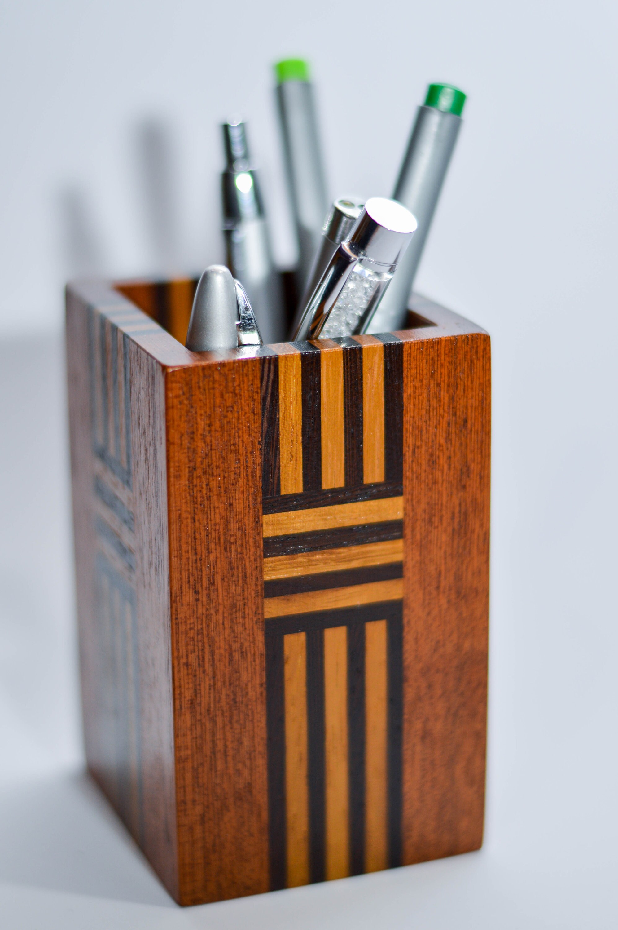 Wooden Desk Organiser, Desk Set With 2 Pcs, Desk Accessory,box for ...