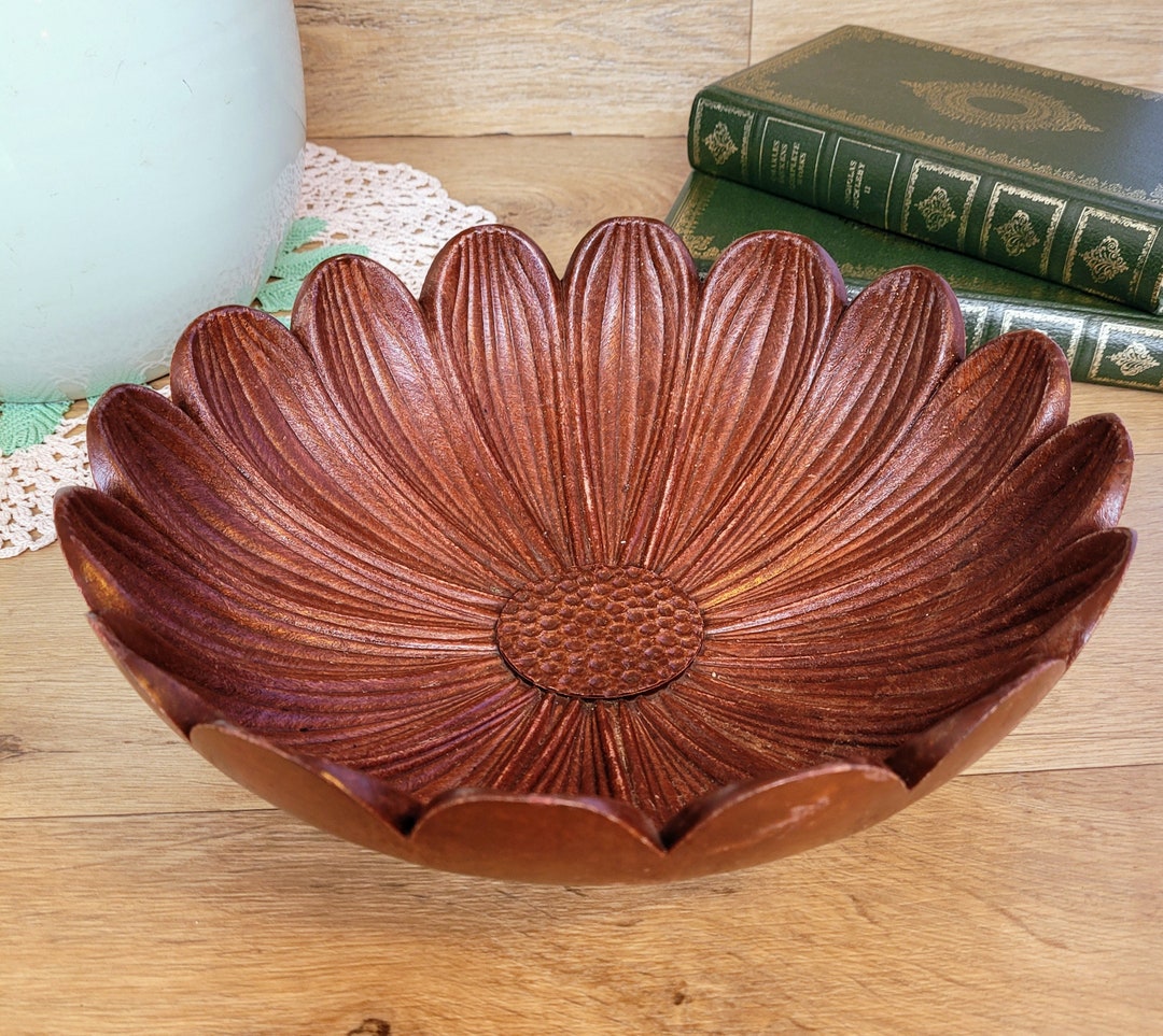 Vintage Dialene Better Maid Fruit / Salad Bowl, Retro Floral Dish Mid ...