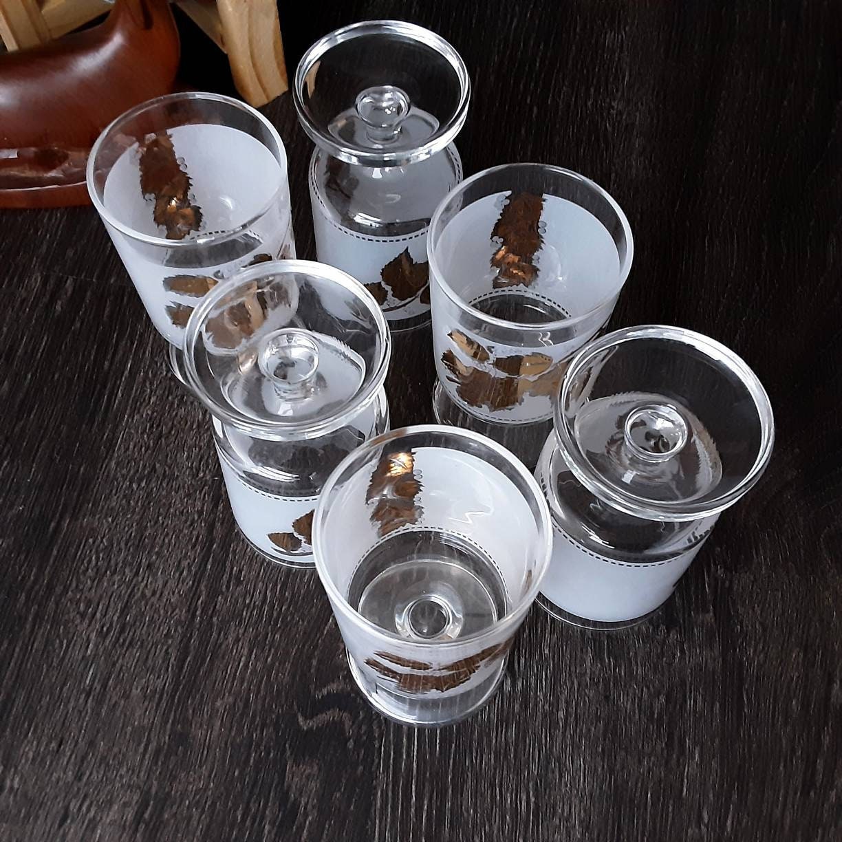 Vintage Luminarc Shot Glasses Retro Short Stemmed Sherry | Etsy